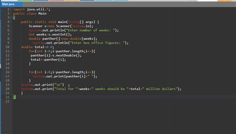 Solved Java In The Main Program Do The Following Create A Scanner