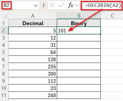 How To Convert Decimal To Binary In Excel 3 Simple Ways Excel Insider