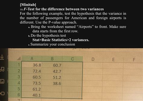 Solved Please Help Me Solve This Step By Step On Minitab