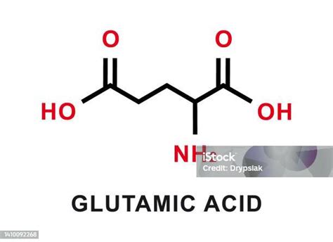 글루탐산 화학 공식 글루탐산 화학 분자 구조 벡터 일러스트 레이 션 산성에 대한 스톡 벡터 아트 및 기타 이미지 산성 Drug 건축물 Istock