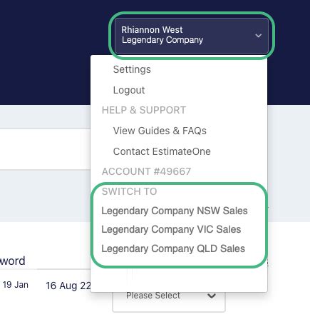 Managing Multiple Accounts E1 Supplier Support