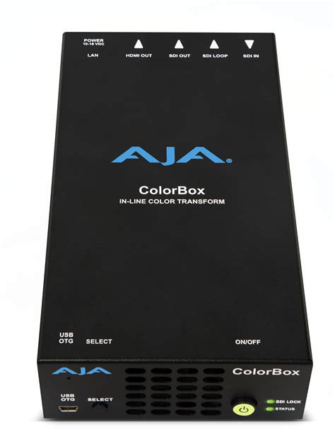 Aja Colorbox In Line Hdrsdr Algorithmic And Lut Color Transforms Colorbox Avshopca