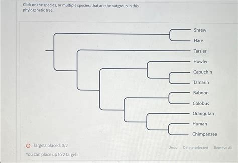 Solved Click On The Species Or Multiple Species That Are