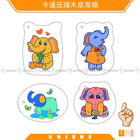 ฟองน้ําอัดการ์ตูน 卡通 ดูดสิวหัวดํา Sweetberry แผ่นใยขัด Span Mampat