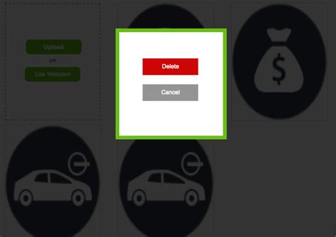 javascript create a confirmation popup within the area of particular