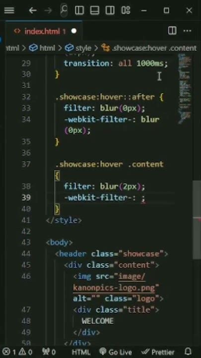 Elegant Blur Hover Effect Css Html Hovereffects Youtube