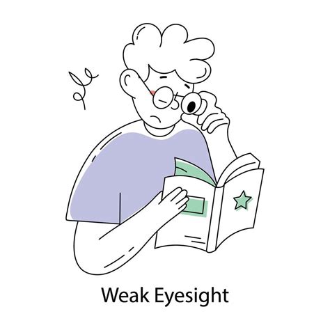 Trendy Weak Eyesight 46105058 Vector Art At Vecteezy