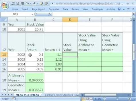 How To Calculate Geometric Average In Excel With GEOMEAN Microsoft Office WonderHowTo