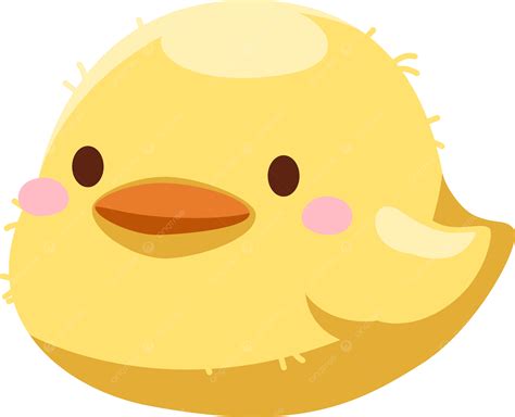 귀여운 오리 만화 캐릭터 벡터 일러스트 레이 션 노랑 오리 만화 PNG 일러스트 및 벡터 에 대한 무료 다운로드