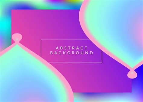 Premium Vector Landing Page With Liquid Dynamic Elements And Fluid Shapes