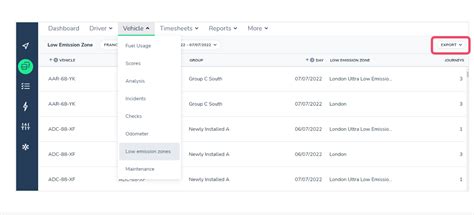Low Emission Zone Michelin Connected Fleet Support