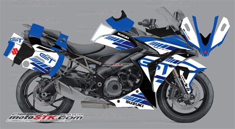 스즈키 S1000gt 튜닝 데칼스티커 오토바이데칼 세트 전투기 스타일
