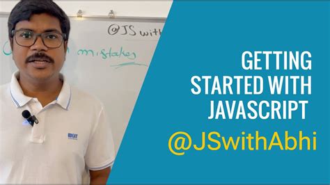 Fundamental Getting Started With Javascript Youtube