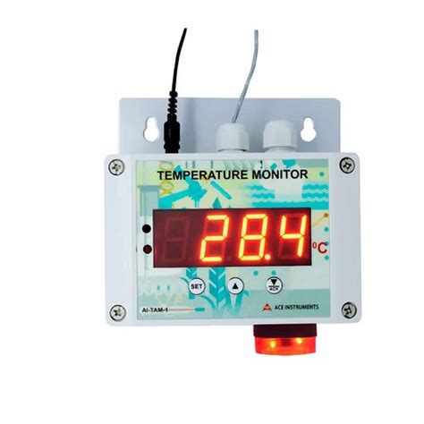 Digital Server Room Temperature Monitor With Ethernet Tcp Ip Lan Communication For Data Centres
