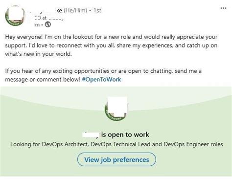 Jerry Sivake On Linkedin When Opentowork Is Really Opentoscam