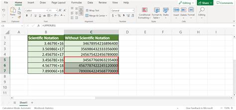 How To Get Rid Of Scientific Notation In Excel Sheetaki