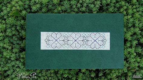 Картичка с бродерия Цветни силуети” Гоблени Смолян Красоти рисувани с конци