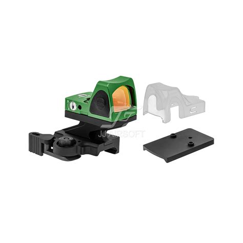 Adjustable Led Rmr With Cantilevered Qd Mount Green Jj Airsoft Adjustable Led Rmr With Cantilevered Qd Mount Green Jj Airsoft
