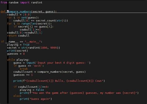 18 Cows And Bulls Solutions