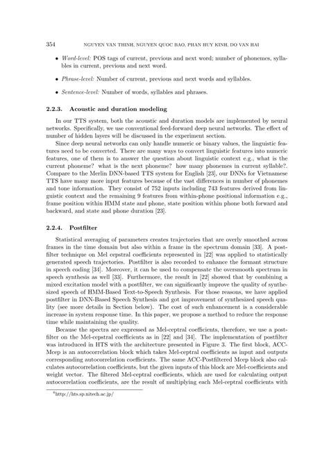 Development Of Vietnamese Speech Synthesis System Using Deep Neural Networks