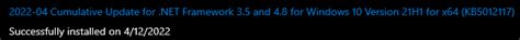 Kb5012117 Cumulative Update Net Framework 3 5 And 4 8 For Windows 10 Windows Update Windows