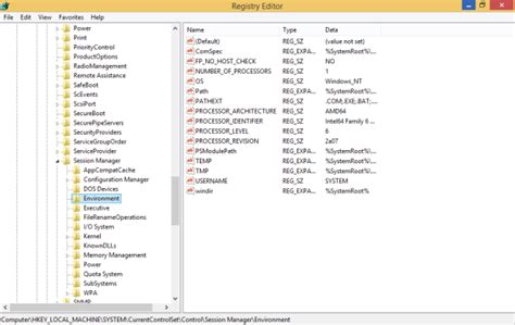 How To See Names And Values Of Environment Variables In Windows 8 And
