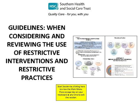 Guidelines When Considering And Reviewing The Use Of