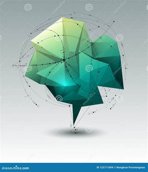 Vector 3d Illustvector Design Network Connection Technology Stock Vector Illustration Of