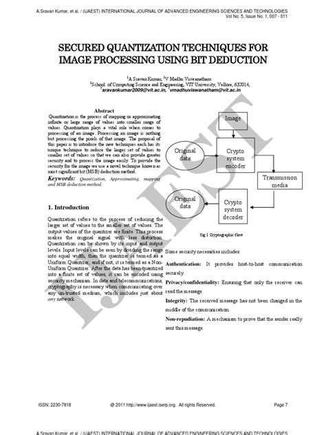 2 Ijaest Vol No 5 Issue No 1 Secured Quantization Tecniques For Image Processing Using Bit