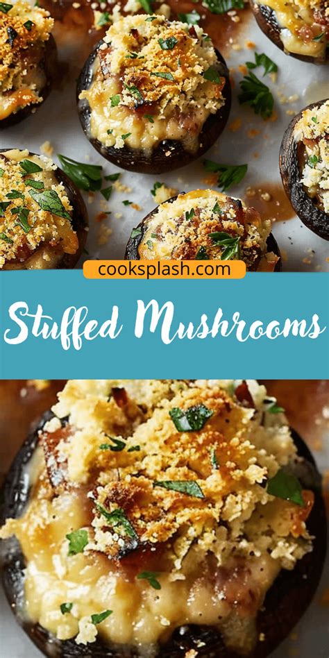Stuffed Mushrooms Cook Splash