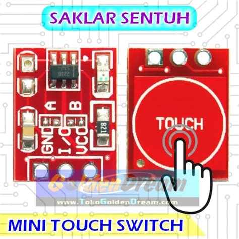 Jual MERAH Saklar Sentuh Touch Sensor Capacitive TTP223 Switch