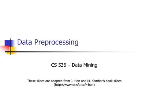 ppt data preprocessing powerpoint presentation free download id