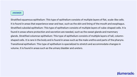 Solved Simple Squamous Epithelium Simple Cuboidal Epithelium Simple