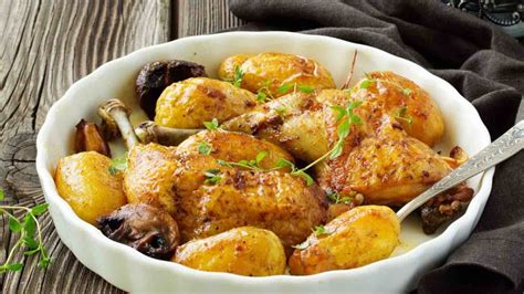 Cuisses De Poulet Et Pomme De Terre Au Four Un R Gal Recette En 5544