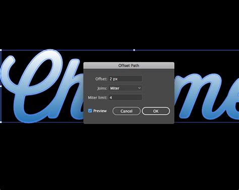 How To Create A Chrome Text Effect In Adobe Illustrator