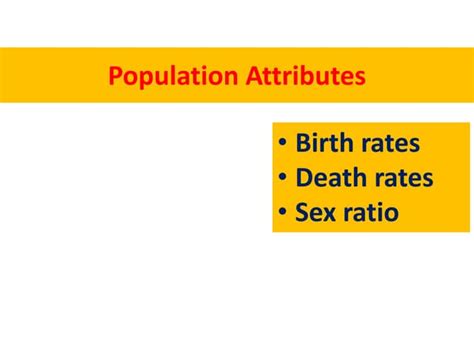 Population Attributes Pptx