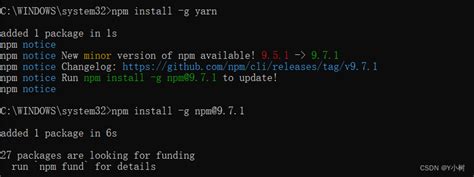 安装vue出现的问题、创建vue项目your Connection To The Default Yarn Registry Seems Csdn博客