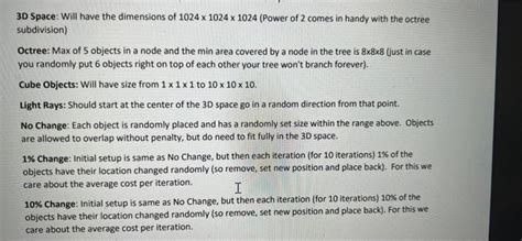 Solved Experiment Design Algorithm Ray Tracing Wo Octree