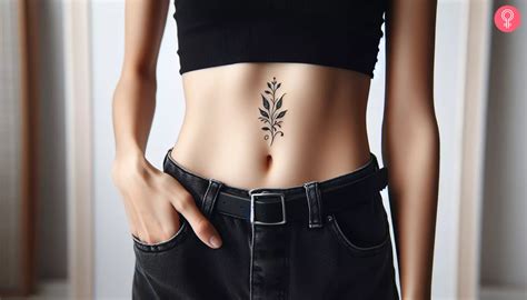 Cute Stomach Tattoos For Females