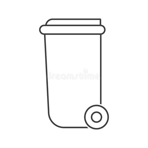 Garbage Icon Garbage Symbol On White Background Stock Vector