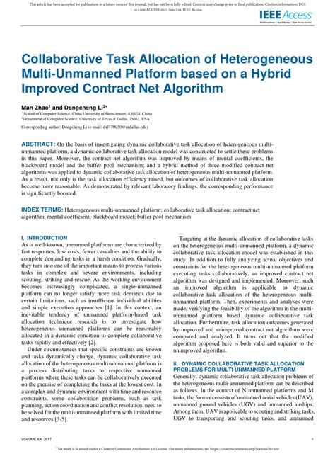 pdf collaborative task allocation of heterogeneous multi unmanned