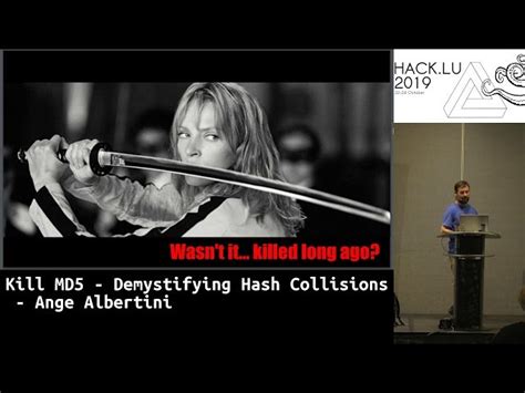 conference talks talk kill md5 demystifying hash collisions from