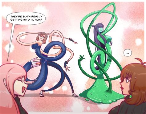rule 34 4girls blue eyes blue skin brown hair concerned elastic