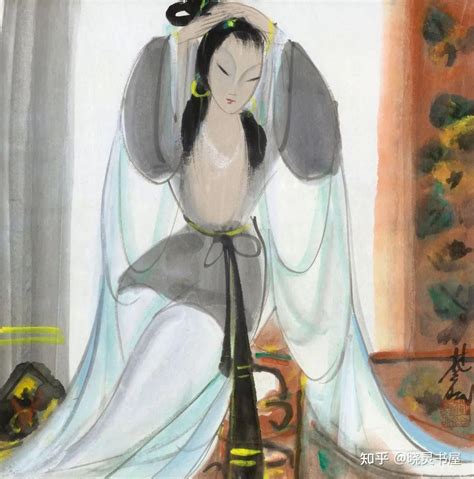 林风眠人物画：古装仕女画（一） 知乎