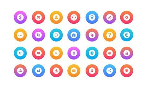 Premium Vector Flat Web Icons Vector Line Icons In Flat Design With Elements For Mobile