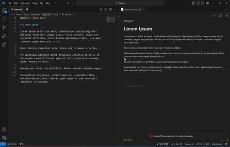 Bug 使用`import`语句导入自己的`less`样式表时遇到异常 · Issue 1823 · Shd101wyy