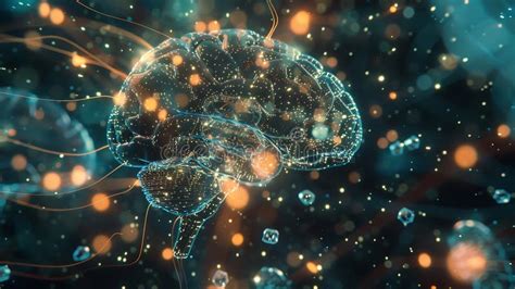 Ultra Clear Shot Of A Brain Computer Interface In Use Neural Activity Visualization Stock Image