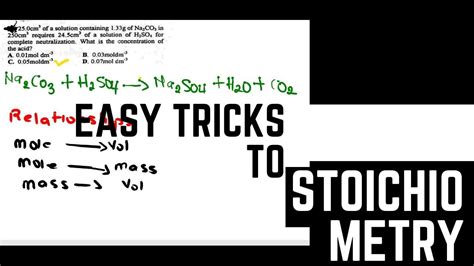 Stoichiometry Easy Steps To Calculations💥🔥 Youtube
