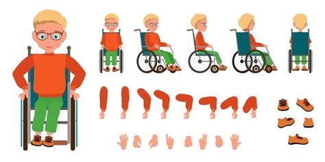 16개의 Animated Character Wheelchair 이미지 스톡 사진 3d 오브젝트 벡터 Shutterstock
