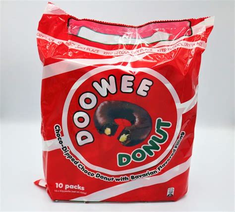Doowee Donut Choco Dipped Choco Donuts With Bavarian Flavored Filling
